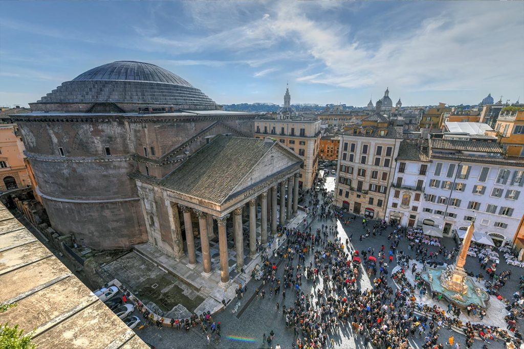 Pantheon : Entrée coupe-file - ArcheoRoma